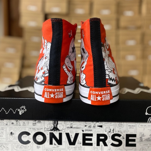 Converse | Shoes | Converse Peanuts Gang Red Chuck Taylor All Star Hi ...